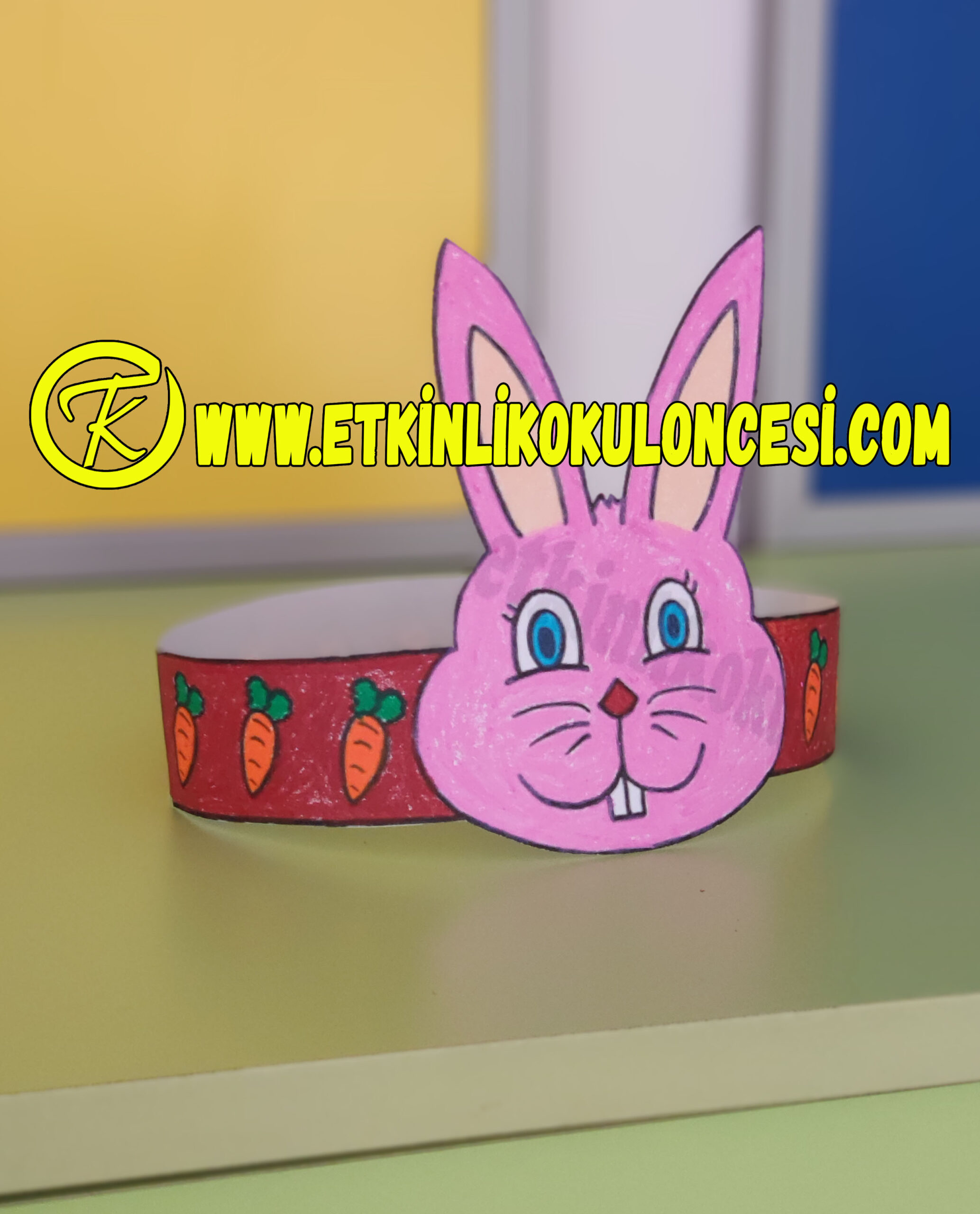 TAVŞAN ŞAPKASI KALIPLI SANAT ETKİNLİĞİ-OKUL ÖNCESİ-TAVŞAN TACI – OKUL ...