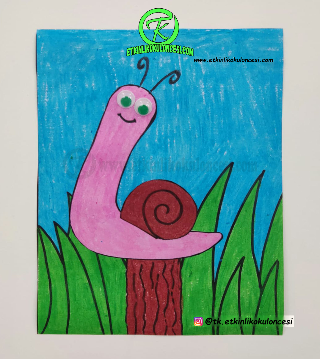 4 Rakamından Salyangoz-Okul Öncesi Kalıplı Sanat Etkinliği – OKUL ...